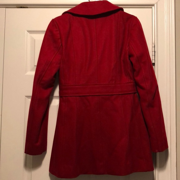 Jackets & Coats | Red Pea Coat | Poshmark
